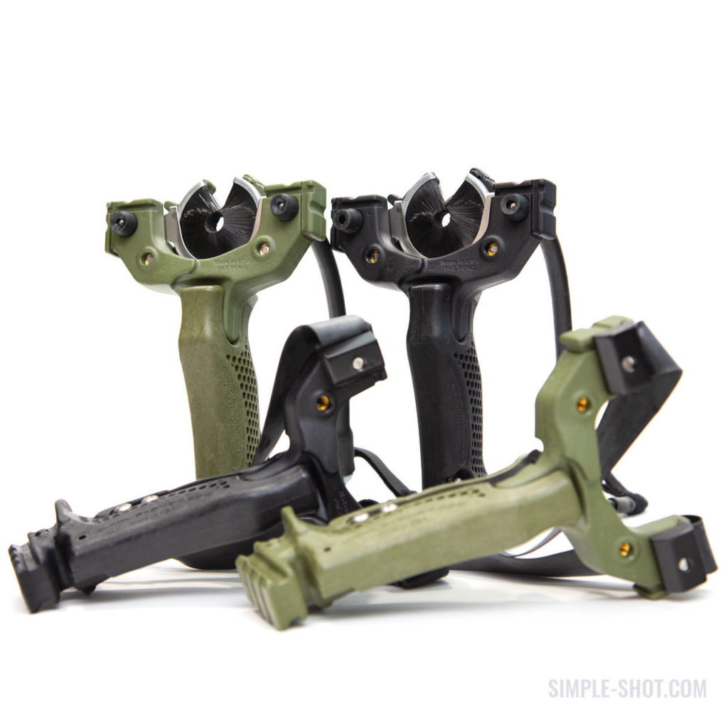 TriGrip and HammerXT - NEW Slingshot Designs From WASP & SIMPLE SHOT ...