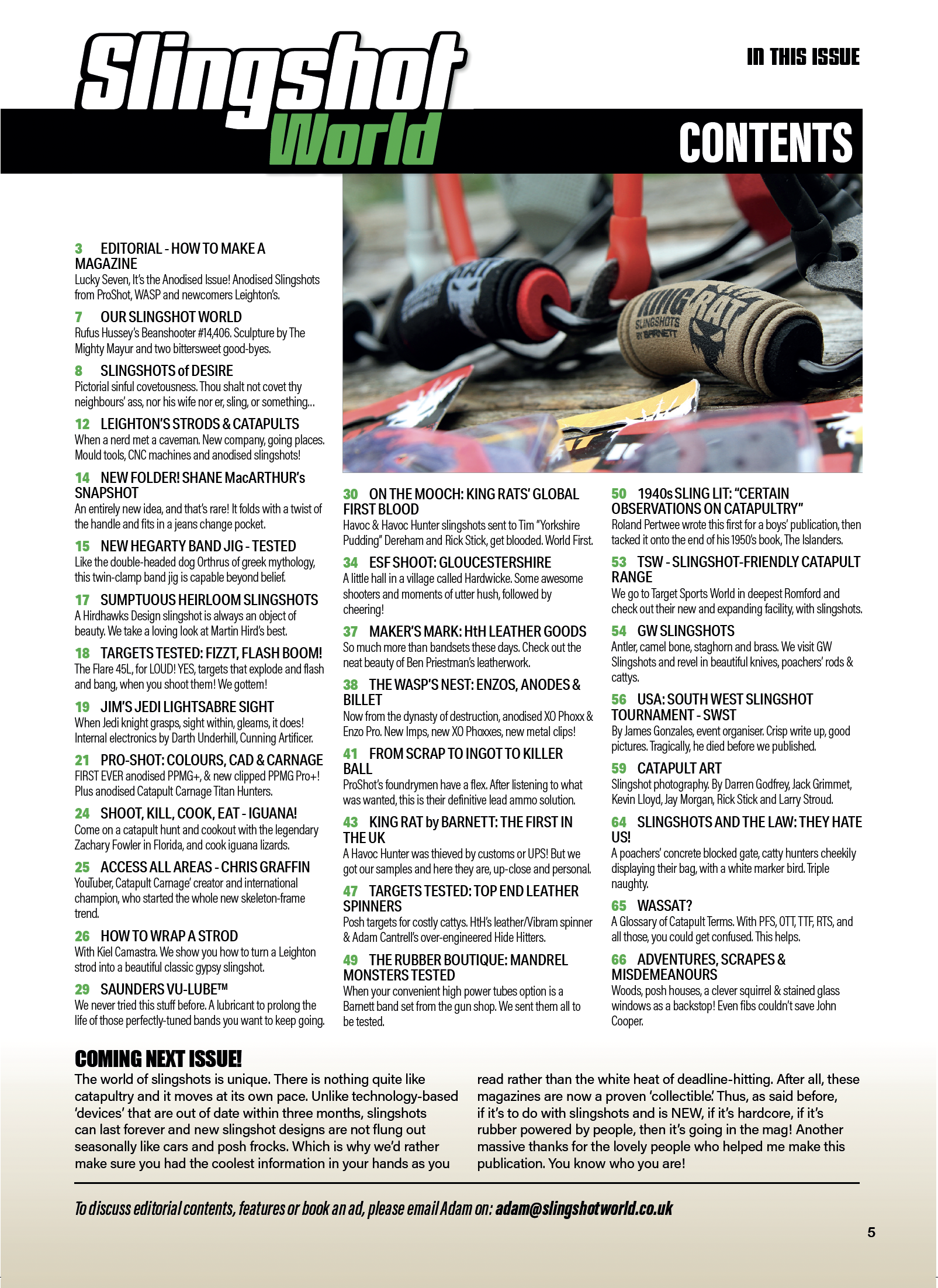 ISSUE 7 PREORDERS NOW BEING TAKEN - Slingshot World